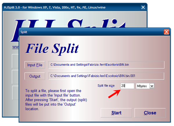 Cómo cortar y unir archivos con HJSplit - Softonic