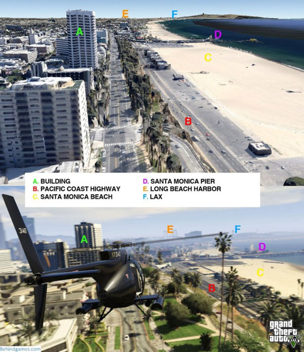 Imágenes de GTA 5 comparan su mapa con realidad: Resultado increíble ...