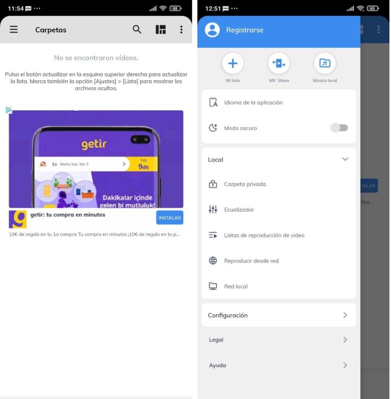 Cómo crear listas en MX Player - Softonic