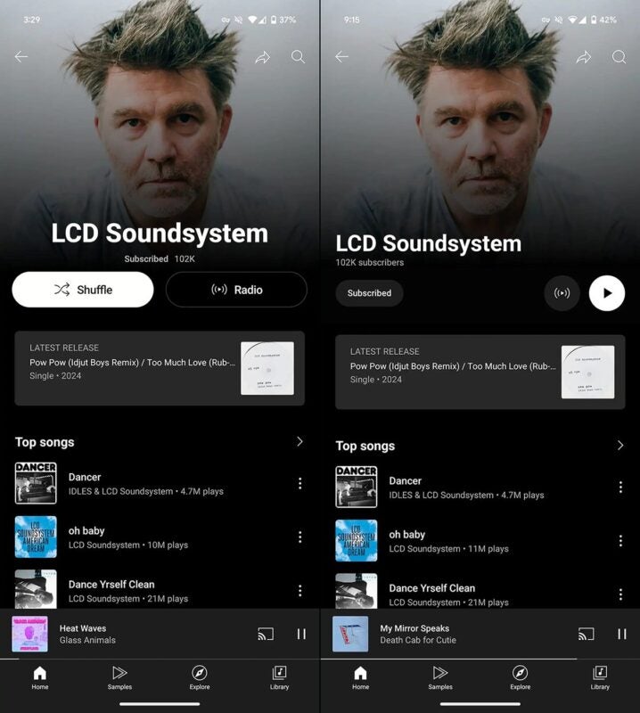 The impressive redesign of YouTube Music on iOS and Android - Softonic