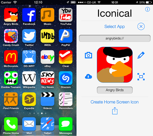 Iconical will let you change iOS icons with no jailbreak - Softonic