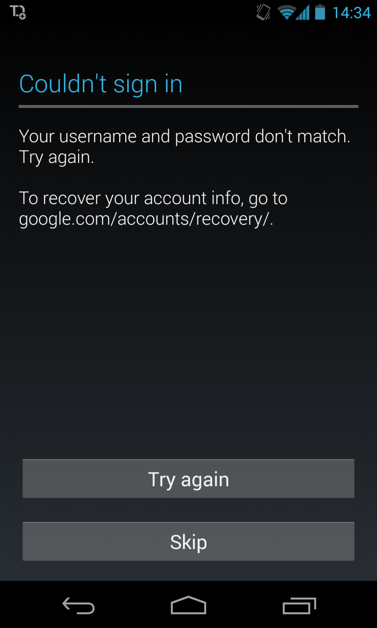 Google Play Basics part 3: Recover your forgotten password - Softonic