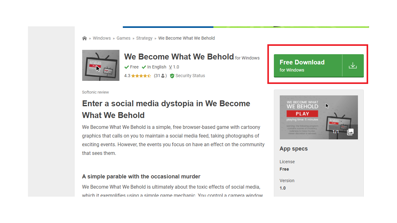 How to Download and Play We Become What We Behold in 3 Easy Steps ...