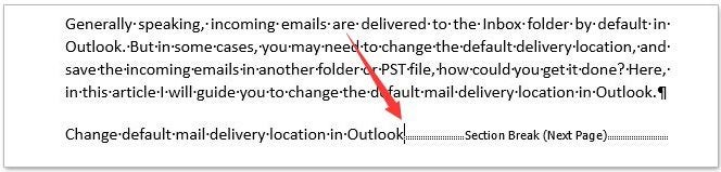 Save Time and Hassle: How to Remove a Section Break in Microsoft Word ...