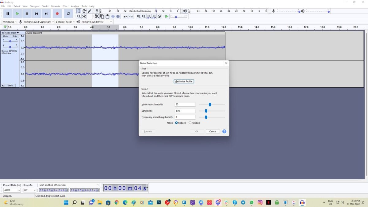 How to do bird audio cleaning via Audacity? - Softonic