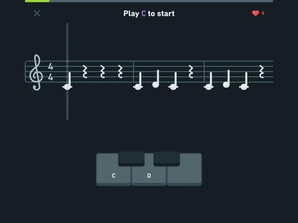 Do you want to learn music? Try Duolingo: yes, you read that right ...