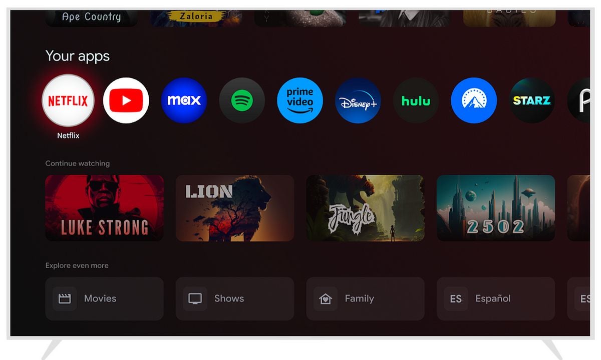 Google TV’s homescreen upgrade brings compact, circular icons - Softonic