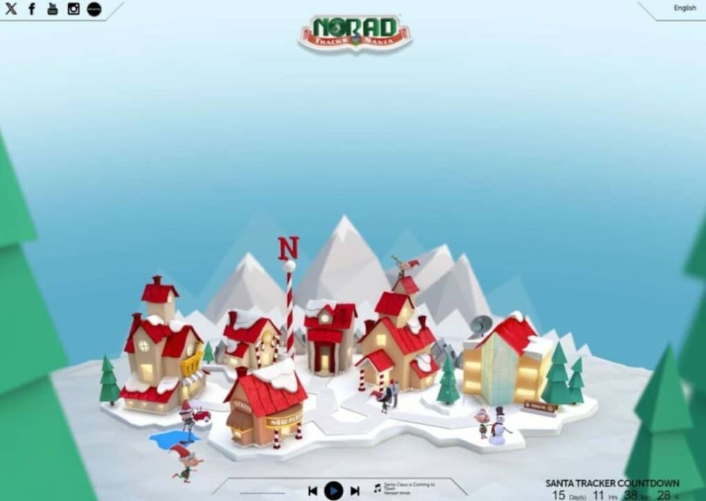 Microsoft Azure joins NORAD Tracks Santa to create a Christmas website ...