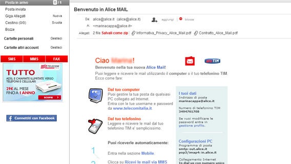 Alice Mail: registrazione e configurazione del tuo account email - Softonic