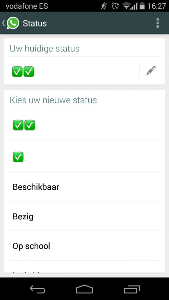 WhatsApp Tutorial: zo verander je de status - Softonic