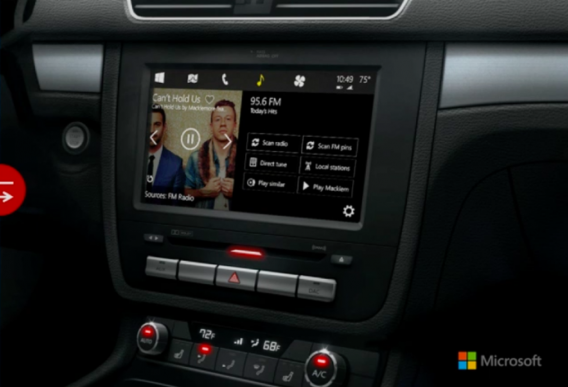 Windows in the Car: Microsoft veut démocratiser la voiture connectée ...