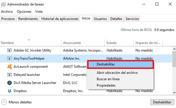 Cómo quitar programas de inicio de Windows 10 - Softonic