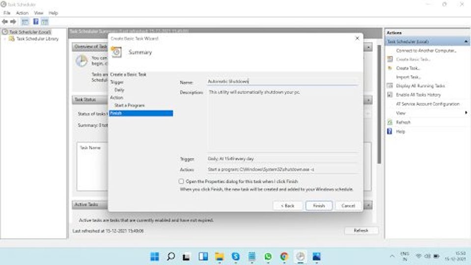 How to schedule automatic shutdown in Windows 10 and 11 - Softonic