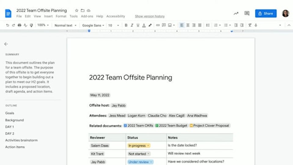 How to use Google Docs’ new automated summary feature - Softonic