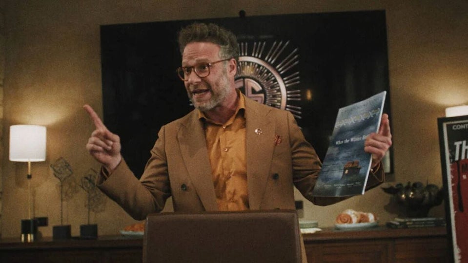 The Golden Globes award The Studio and Seth Rogen for their magnificent ...