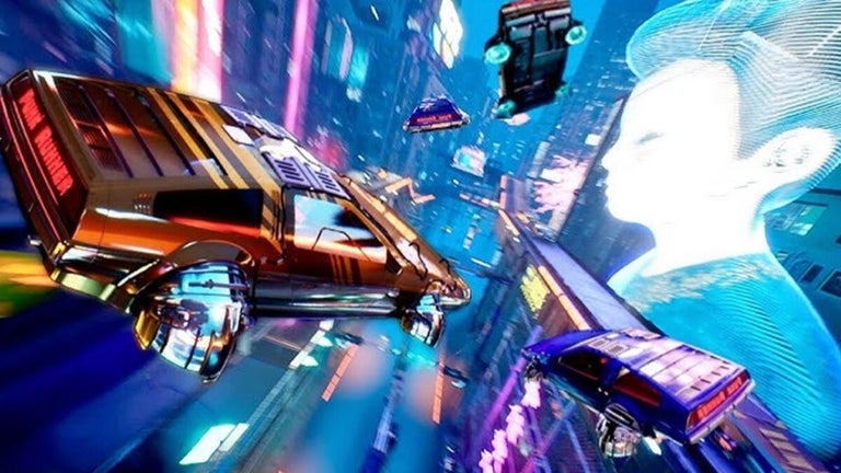 This racing game with flying cars will remind you of the perfect blend ...