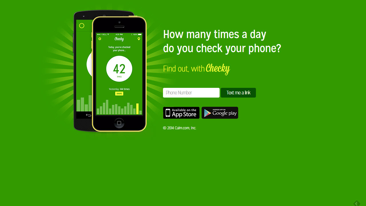 Checky, la app que te dice si estás enganchado al teléfono - Softonic