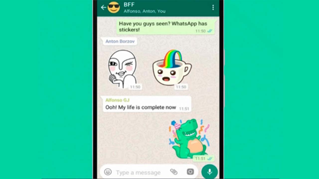 WhatsApp permitirá la integración de Stickers para teclados de terceros ...