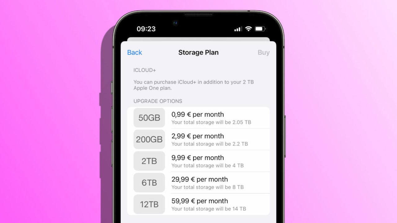 Más espacio en iCloud+: estos son los nuevos planes, sus precios y ...
