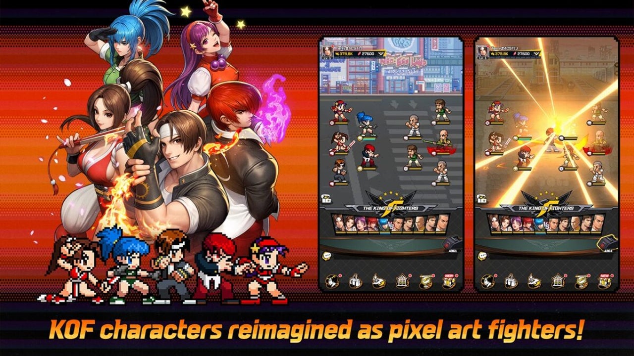 The King of Fighters AFK nos promete dos cosas que nos encantan: un RPG móvil y los personajes ...