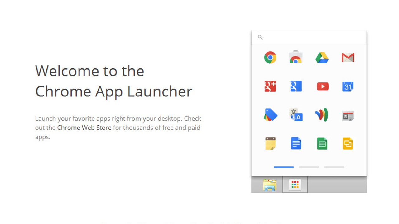 Chrome App Launcher released for Windows - Softonic