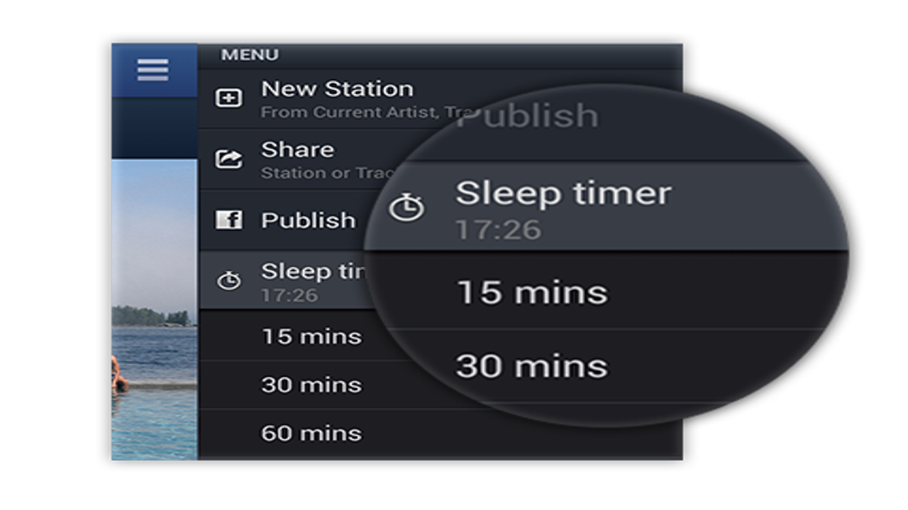 Pandora Android, iOS apps updates with sleep timer - Softonic