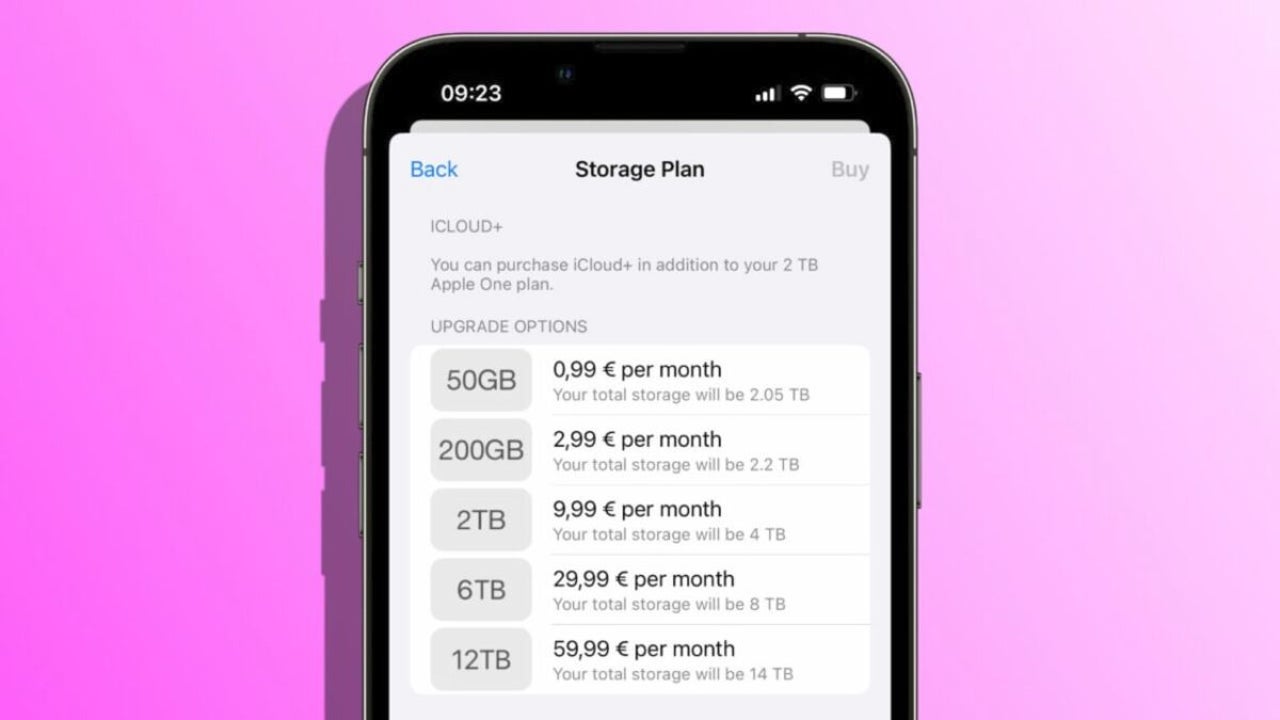 More space on iCloud+: here are the new plans, their prices, and ...