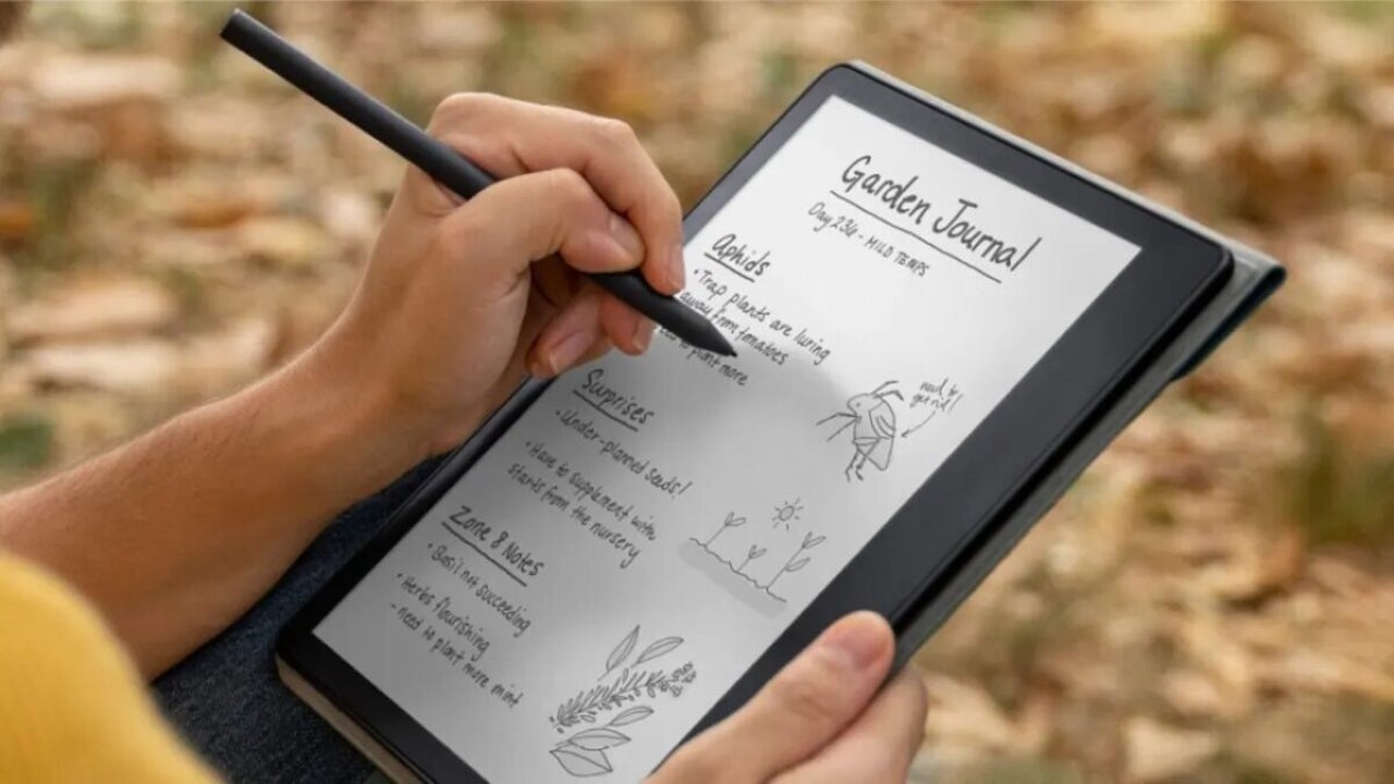 The Kindle Scribe allows for handwritten searches, and it works better ...