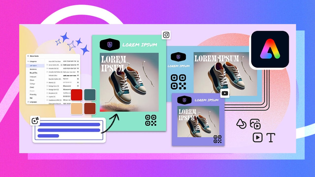 Adobe Express AI helps you create new and exciting templates with just ...