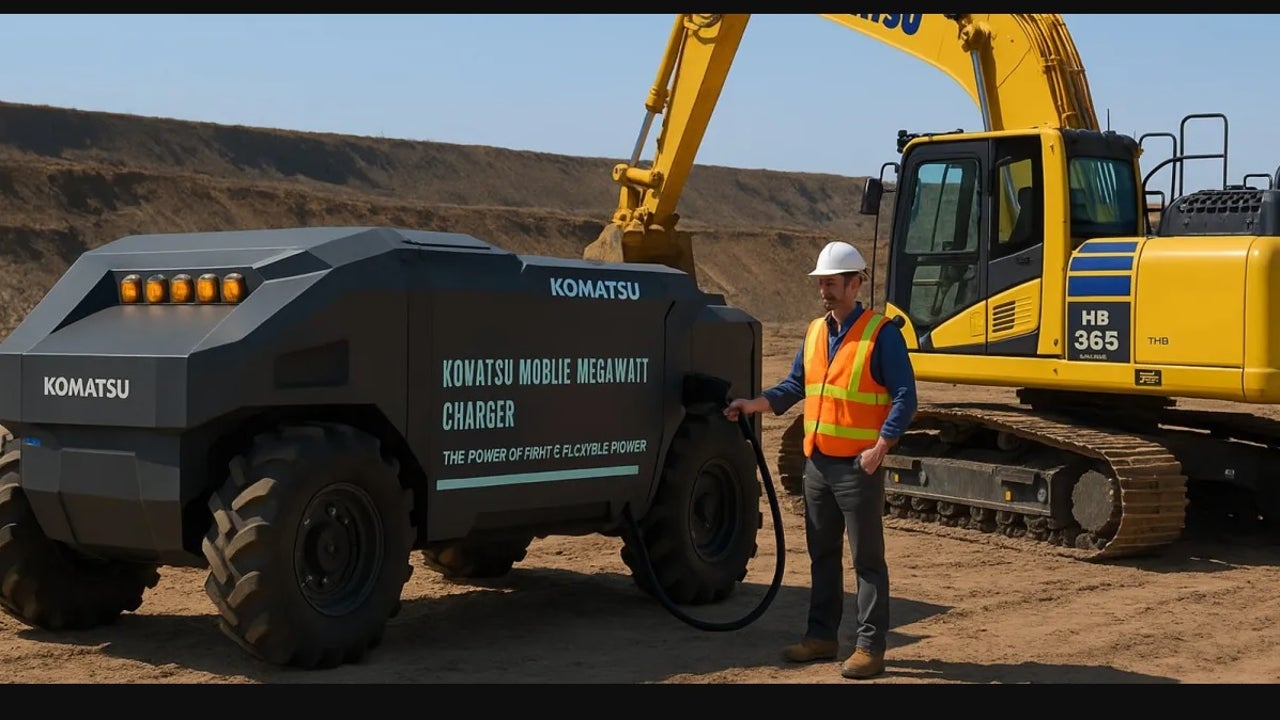 Komatsu and Dimaag Launch Game-Changing Mobile Megawatt Charging System ...