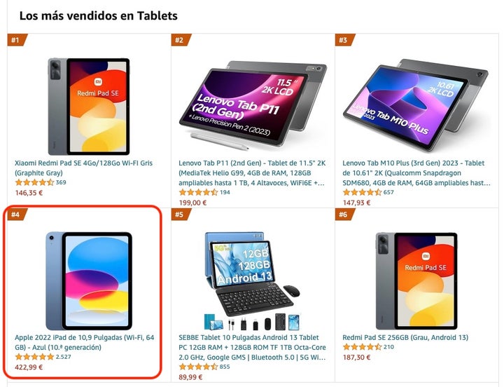 Recomendadísima tablet entre las más vendidas: actualizada, potente ...