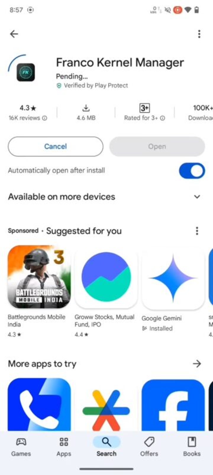 Google Play Store te permitirá empezar a usar las apps en lo que dura ...