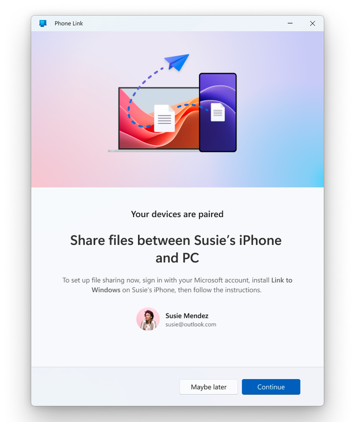 Microsoft mejora la integración entre iPhone y Windows con Phone Link ...