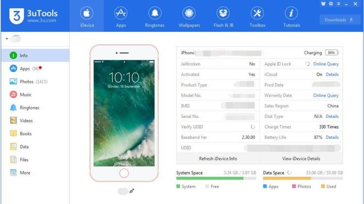 3utools review: free all-in-one iOS device manager - Softonic