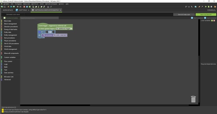 MCreator review | Minecraft modding fun - Softonic
