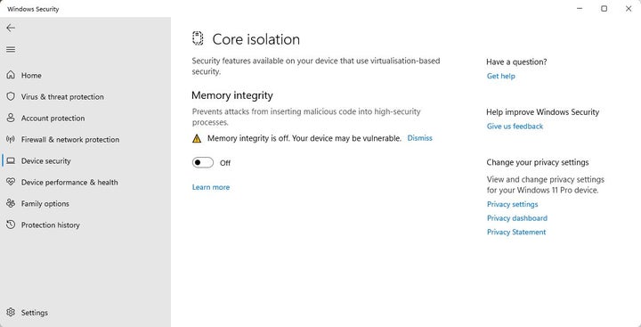 You may need to disable Windows 11 security features for maximum gaming ...