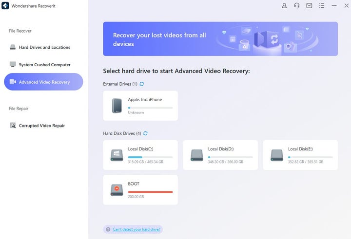 Behold the data recovery power of Wondershare Recoverit - Softonic
