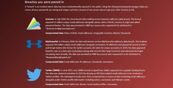 Have I Been Pwned: Website Reveals if Your Data Has Been Leaked - Softonic