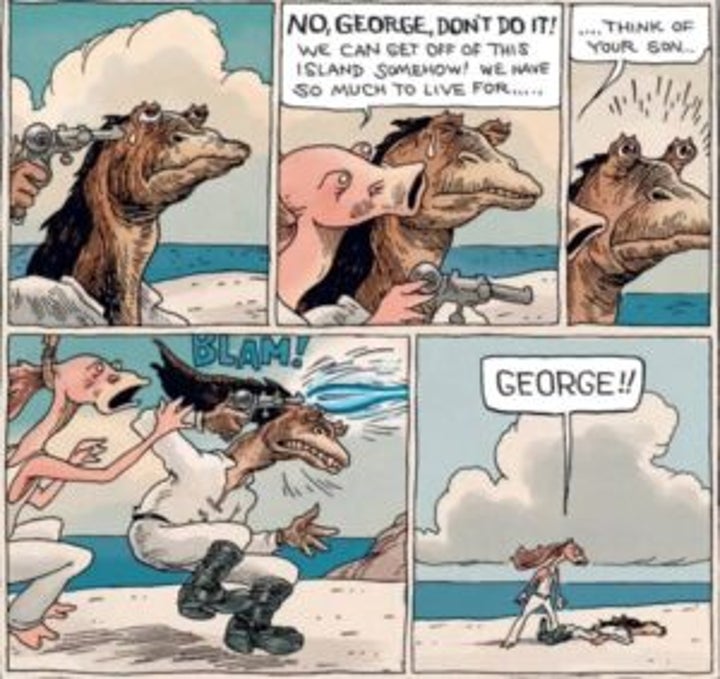 When Jar Jar Binks’ father committed suicide so he wouldn’t have to put ...