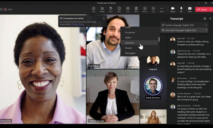 Microsoft Teams adds live translated transcripts for premium users ...